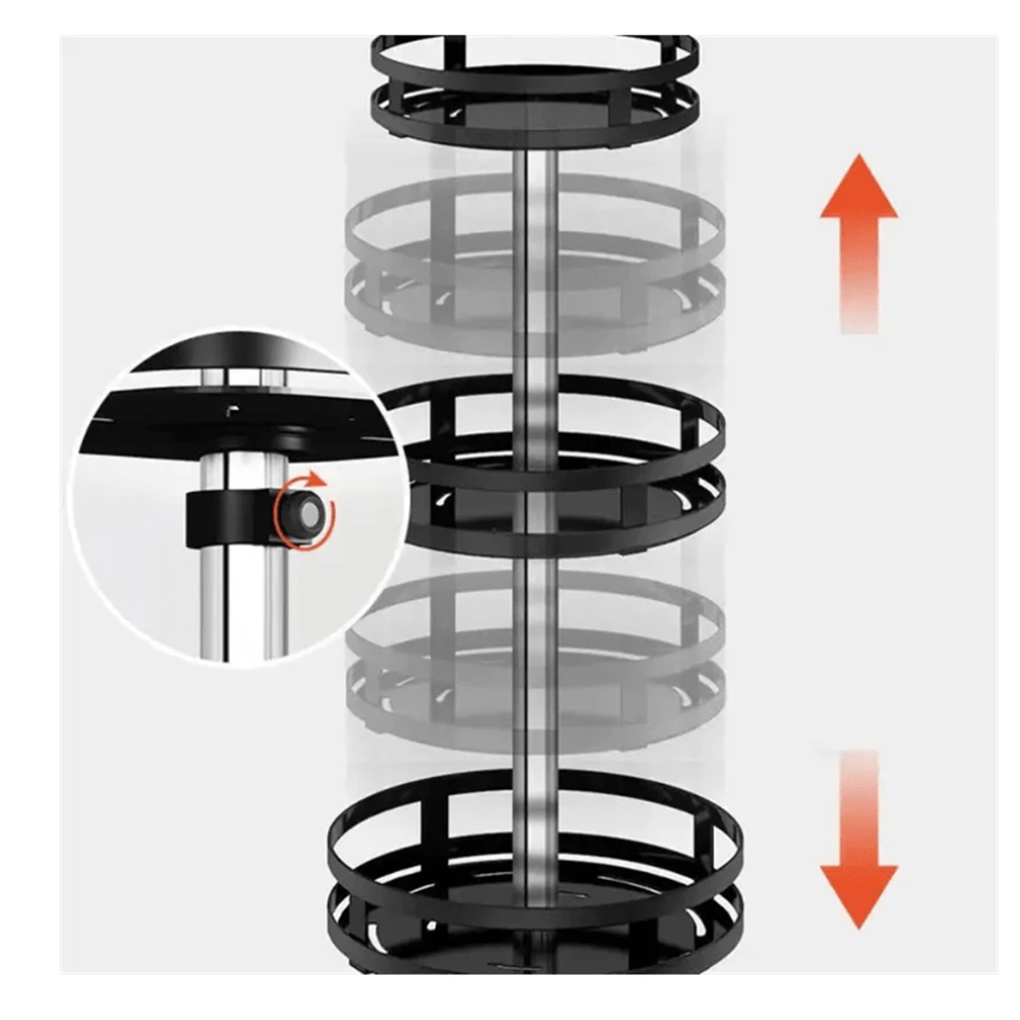 360° Rotating Storage Rack Organiz - Prime Home